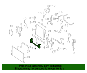 216-505-11-30 - Lower Air Duct 2007-2010 Mercedes-Benz | Mercedes-Benz ...