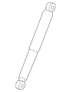 2007-2010 GM Premium Monotube Rear Shock Absorber 25870984 GM ...