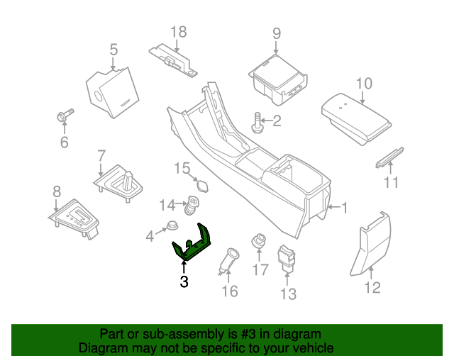 2011-2012 Nissan Altima Mount Bracket - Driver's Side (LH) 96939-JA01A ...