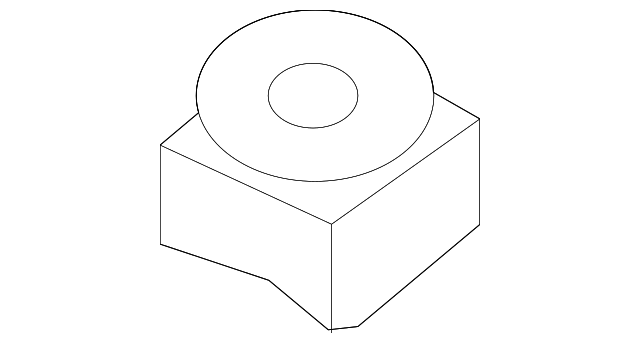 2014-2020 Infiniti Fender Ledge Cover Retainer Clip 65877-4GA0A ...