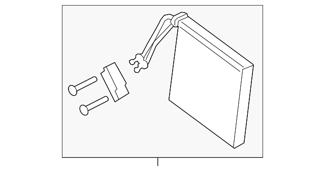 27280-ZS01A | Nissan Evaporator Assy Front - Genuine OEM | 27280ZS01A ...