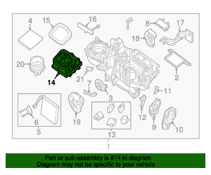 27131-EA000 - HVAC Air Inlet Housing 2005-2021 Nissan | AutoNation Parts