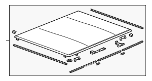 2019-2025 GM Bed Tonneau Cover 19416977 GM | GMPartsDirect.com