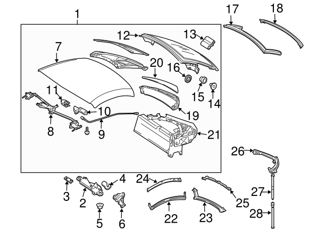 171-790-02-98 - Side Seal 2005-2011 Mercedes-Benz | Mercedes-Benz USA Parts