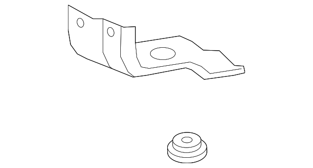 74176-T7W-A00 - Radiator Assembly Upper Bracket 2016-2022 Honda HR-V ...