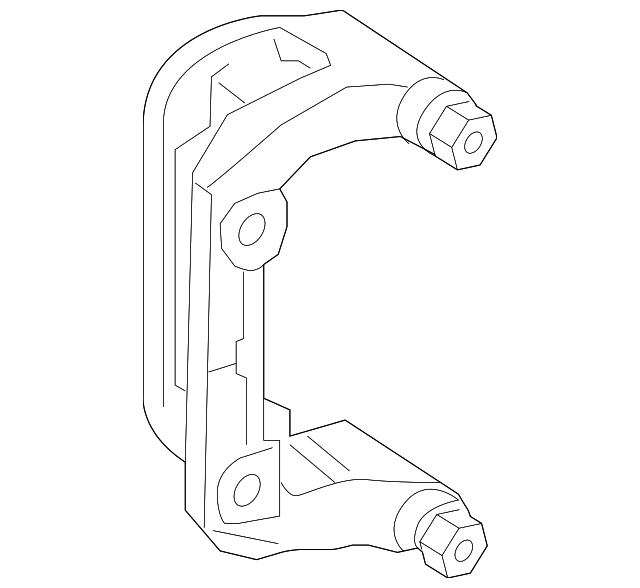 166-423-01-06 - Caliper Support 2012-2019 Mercedes-Benz | Mercedes-Benz ...