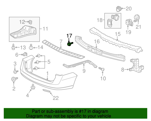 90156-STX-A00 - Reinforced Beam Bolt 2011-2024 Honda Odyssey | Honda ...