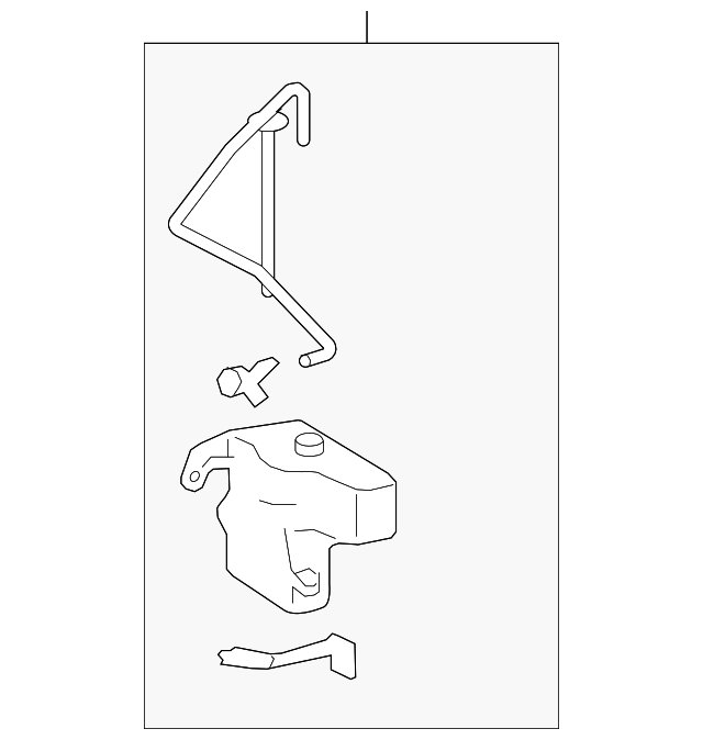 2009-2013 Toyota Corolla Reservoir Tank 16470-22091 | Toyota Parts