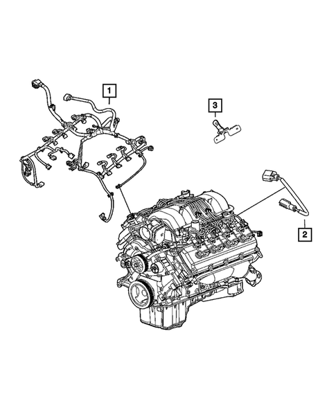 Wiring-Powertrain for 2013 Ram 1500 | Mopar Online Parts