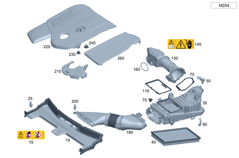 Air Intake for 2025 Mercedes-Benz CLE300 | Mercedes-Benz USA Parts