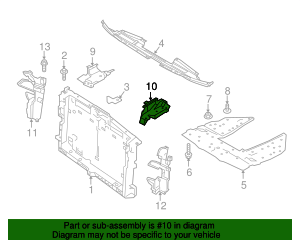 2015-2020 Nissan Murano Air Guide 21578-5BC1B | QuickParts