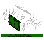 62500-5AA1A | Nissan Support Assy - Radiator Core - Genuine OEM ...