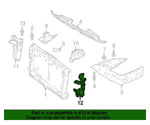 2019-2024 Nissan Murano Air Guide 21559-9UF0A | TascaParts.com
