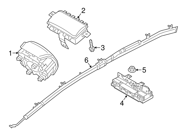 2017-2018 Hyundai Elantra Driver Inflator Module 56900-F3000 | OEM ...