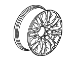 2020-2023 Chevrolet 20x8.5 Aluminum Wheel 84742714 GM | GMPartsDirect.com