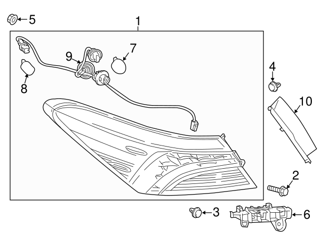 2018-2021 Toyota Camry Access Cover 81497-06010 | LaGrange Toyota