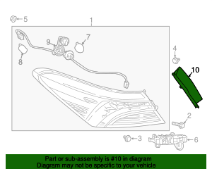 Genuine Toyota Access Cover part# 81498-06010 for 2018-2020 Toyota ...