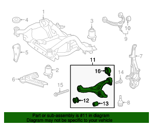 292-330-07-00 - Suspension Control Arm 2015-2019 Mercedes-Benz ...
