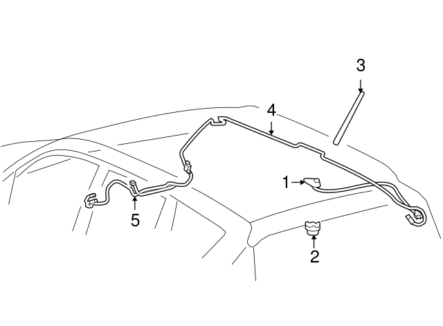 86101-0R151 - Antenna Cable 2012 Toyota RAV4 | Longo Toyota Parts