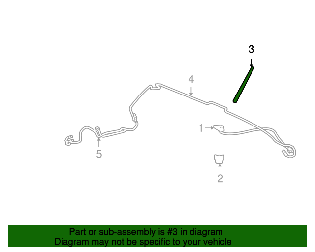 86309-42080 - Mast - 2009-2019 Toyota | OEM Genuine Toyota Parts
