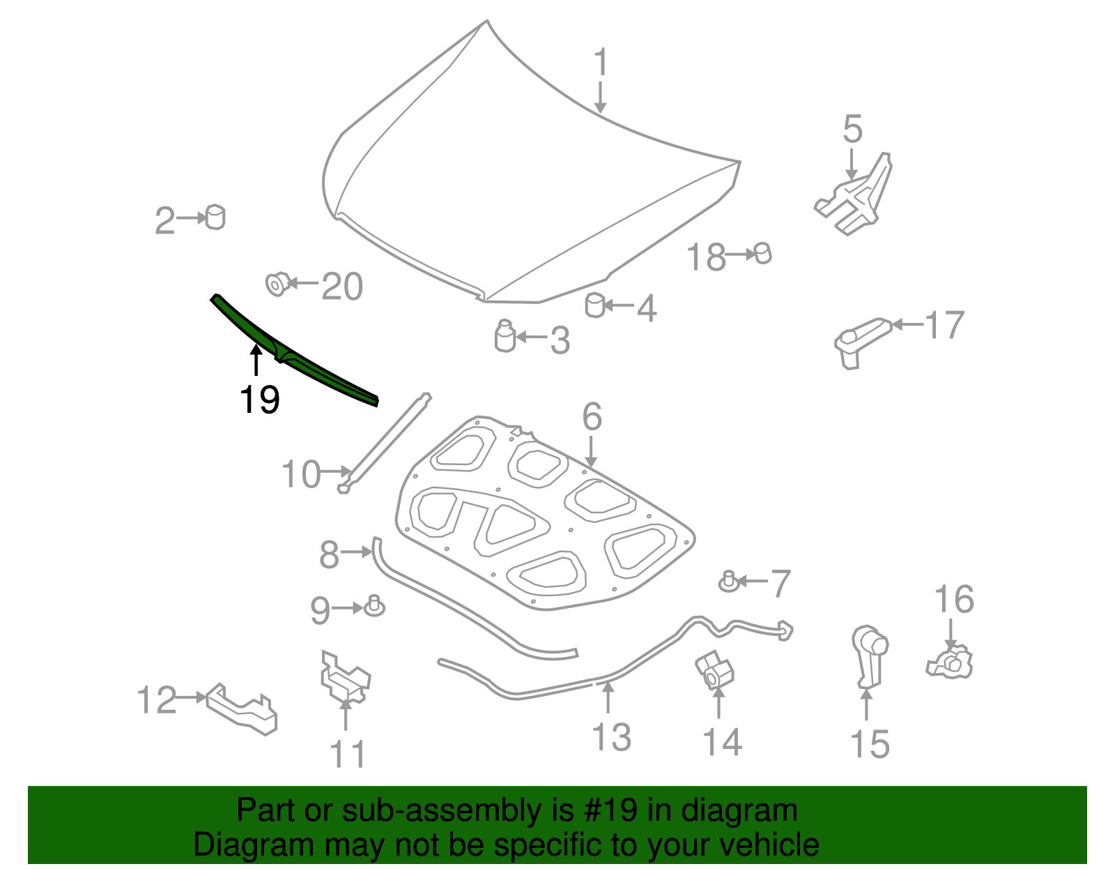 2009 Hyundai Genesis Molding 86355-3M300 | Hyundai Wholesale Direct