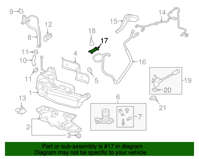 5Q0-131-645-A - Inlet Hose Holder 2015-2016 Audi A3 | Audi OEM Parts