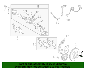 2021-2022 Genesis Rotor Screw 12203-06167-C | QuirkParts