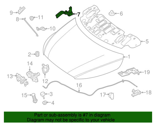 4478807600 - Hinge 2019-2023 Mercedes-Benz Metris | Mercedes-Benz USA Parts
