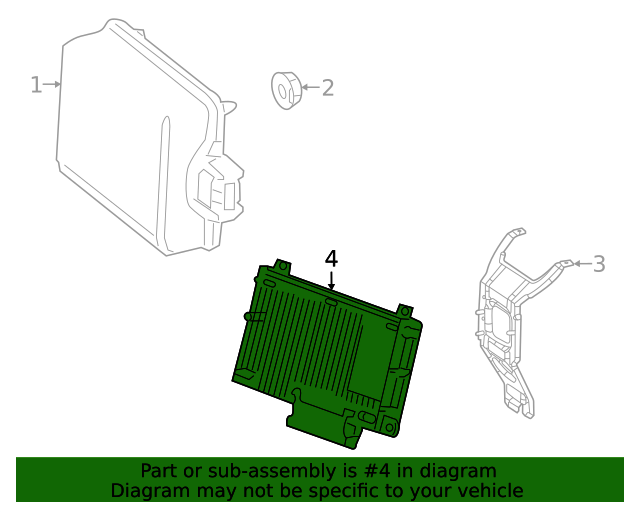 2020-2023 Mercedes-Benz Cruise Control Module 213-900-57-27 ...