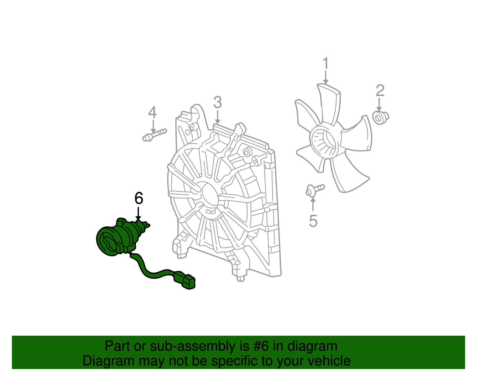 19030-RJE-A01 - 2006-2008 Honda Ridgeline - Motor Cooling Fan | Genuine ...