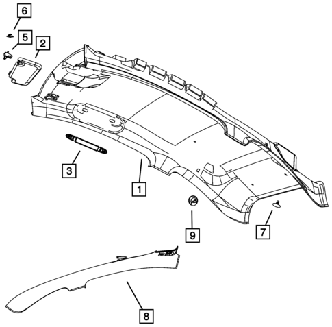 Headliners-Visors-Assist Straps for 2013 Fiat 500 | Mopar Parts