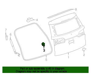 84419130 - Lift Gate Bumper 2018-2024 GM | Chevrolet Parts Direct