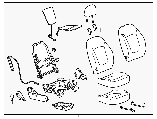 Seat Assembly - GM (42386096) | GMPartsDirect.com