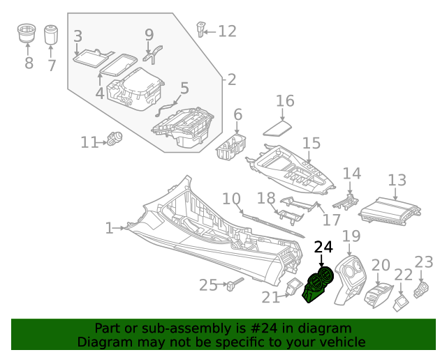 238-830-13-00 - Vent Grille 2019-2023 Mercedes-Benz | Mercedes-Benz USA ...