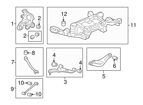 Rear Suspension for 2012 Cadillac CTS | GMPartsDirect.com