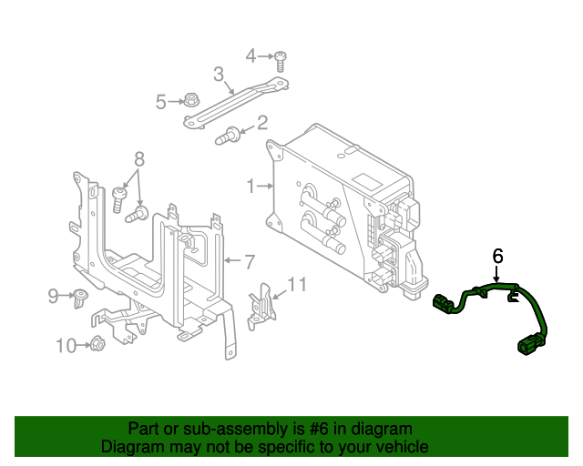 5Q0-971-483-B - Cable 2016-2018 Audi A3 Sportback e-tron | Audi OEM Parts