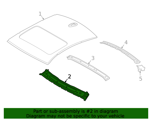 Genuine BMW 41-00-9-879-794 | Windshield Header | FREE Shipping on Most ...