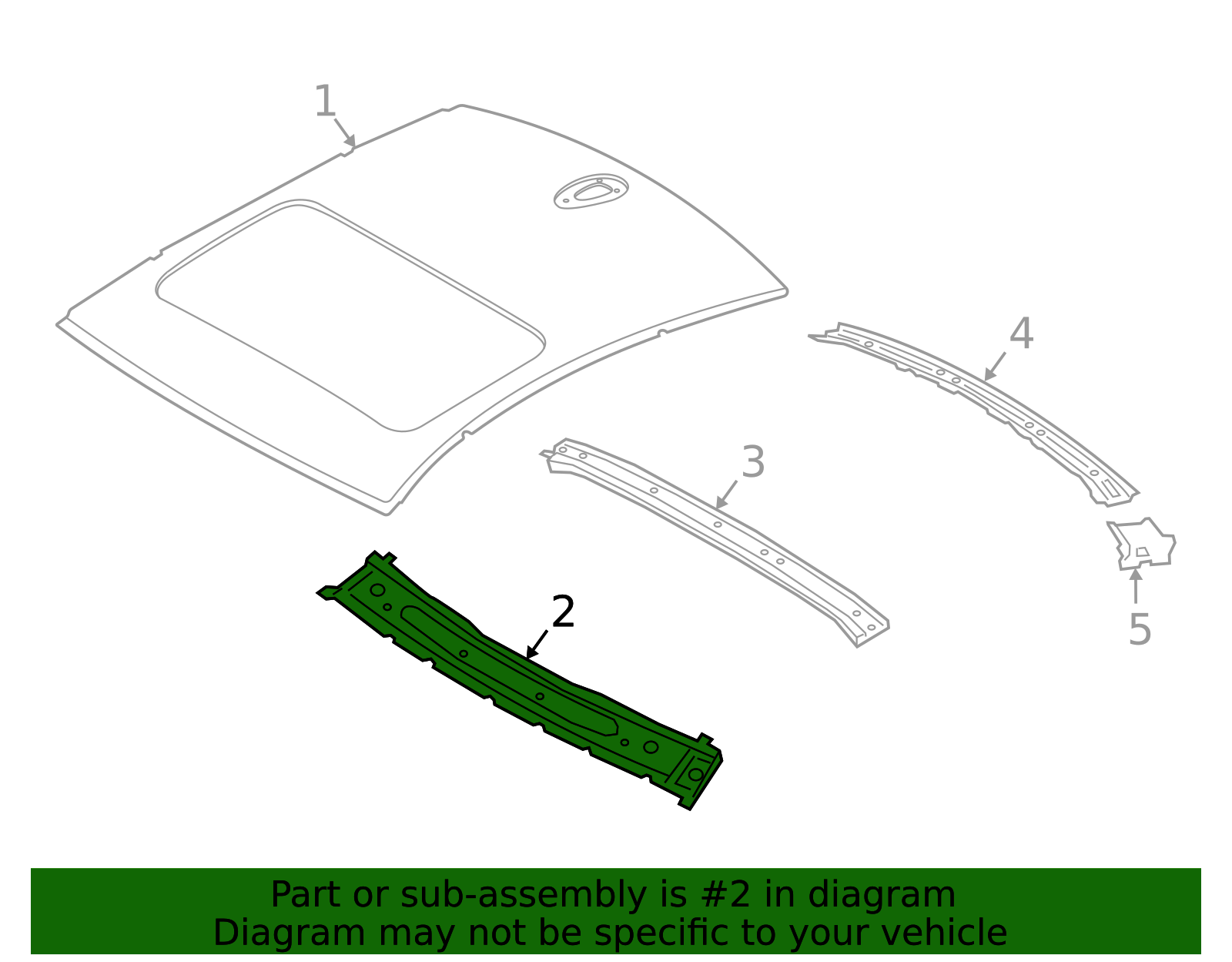 Genuine BMW 41-00-9-879-794 | Windshield Header | FREE Shipping on Most ...