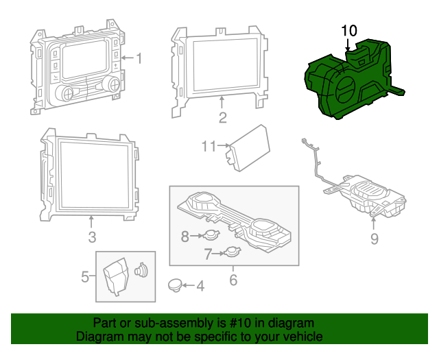 2018-2019 Jeep Wrangler Quarter Panel Speaker 6FJ70TX7AF | TascaParts.com