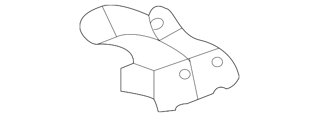 63138-T20-A02 - Hinge Pillar Reinforced Lower Bracket 2022-2024 Honda ...
