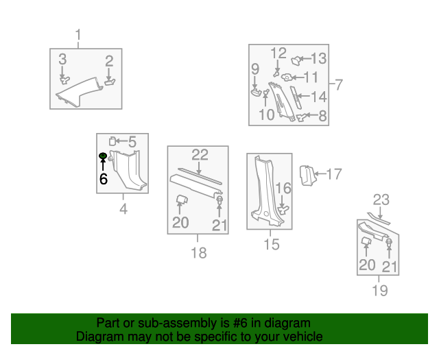96435599 - Multi-Purpose Clip 2008-2024 GM | Chevrolet Parts Direct