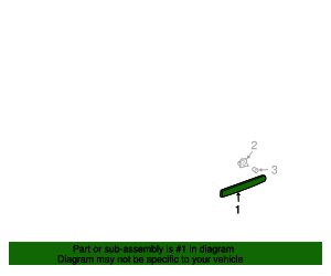 209-690-26-62-1693 - Body Side Molding 2003-2005 Mercedes-Benz ...