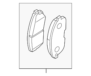 2020-2022 Nissan Pad Kit-Disc Brake, Front D1060-6LE0A | OEM Parts Online