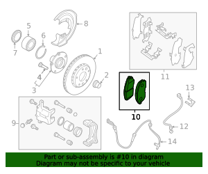2020-2022 Nissan Pad Kit-Disc Brake, Front D1060-6LE0A | OEM Parts Online