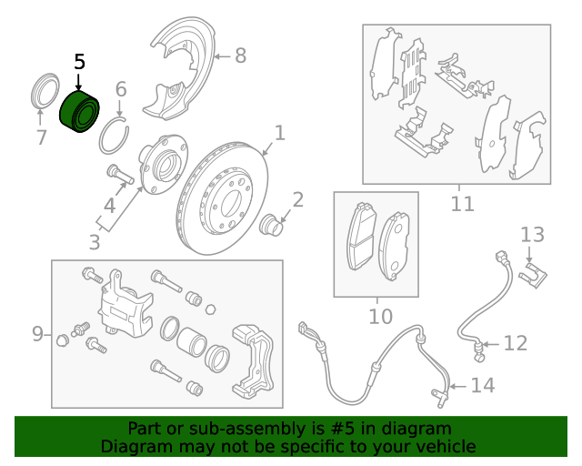 2020-2023 Nissan Wheel Bearing 40210-6LB0A | OEM Parts Online