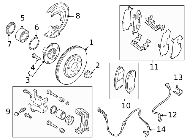 2020-2022 Nissan Pad Kit-Disc Brake, Front D1060-6LE0A | OEM Parts Online