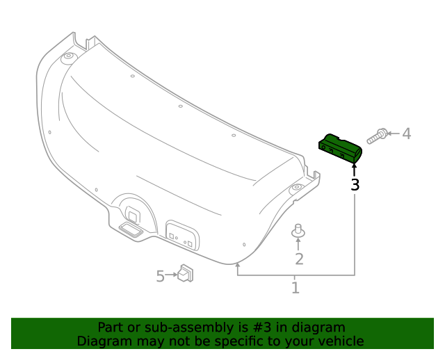 81254-3S000 - Pull Handle 2011-2024 Kia | Kia.Parts Store