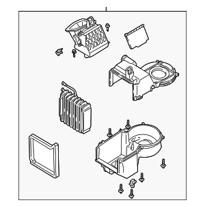 2001-2007 Ford Evaporator Assembly 6L8Z-19850-AA | TascaParts.com