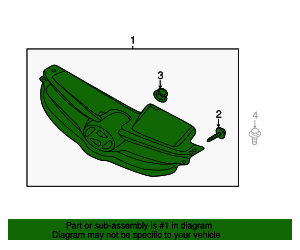 2011-2013 Hyundai Elantra Grille Assembly 86350-3Y000 | OEM Parts Online