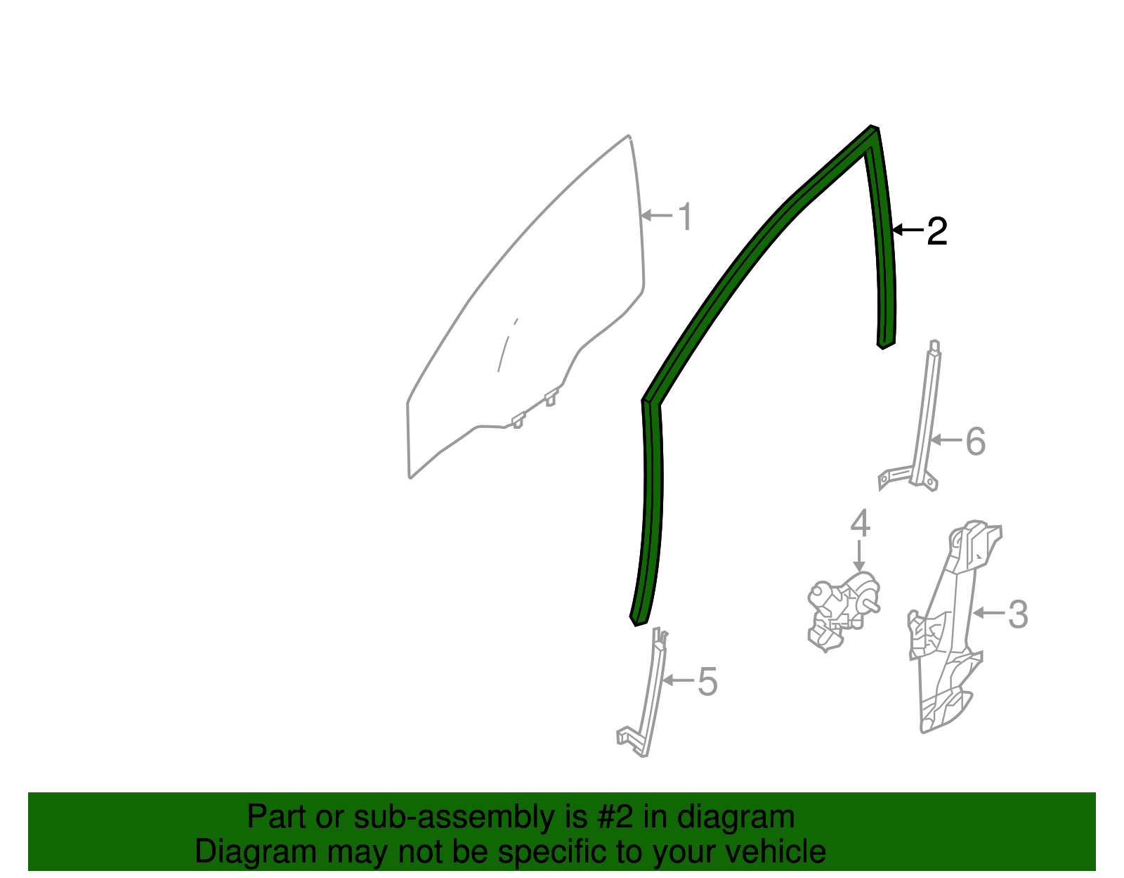 2013-2015 Nissan Sentra Run Weather-Strip 80330-3SG0A | Ziegler Nissan ...